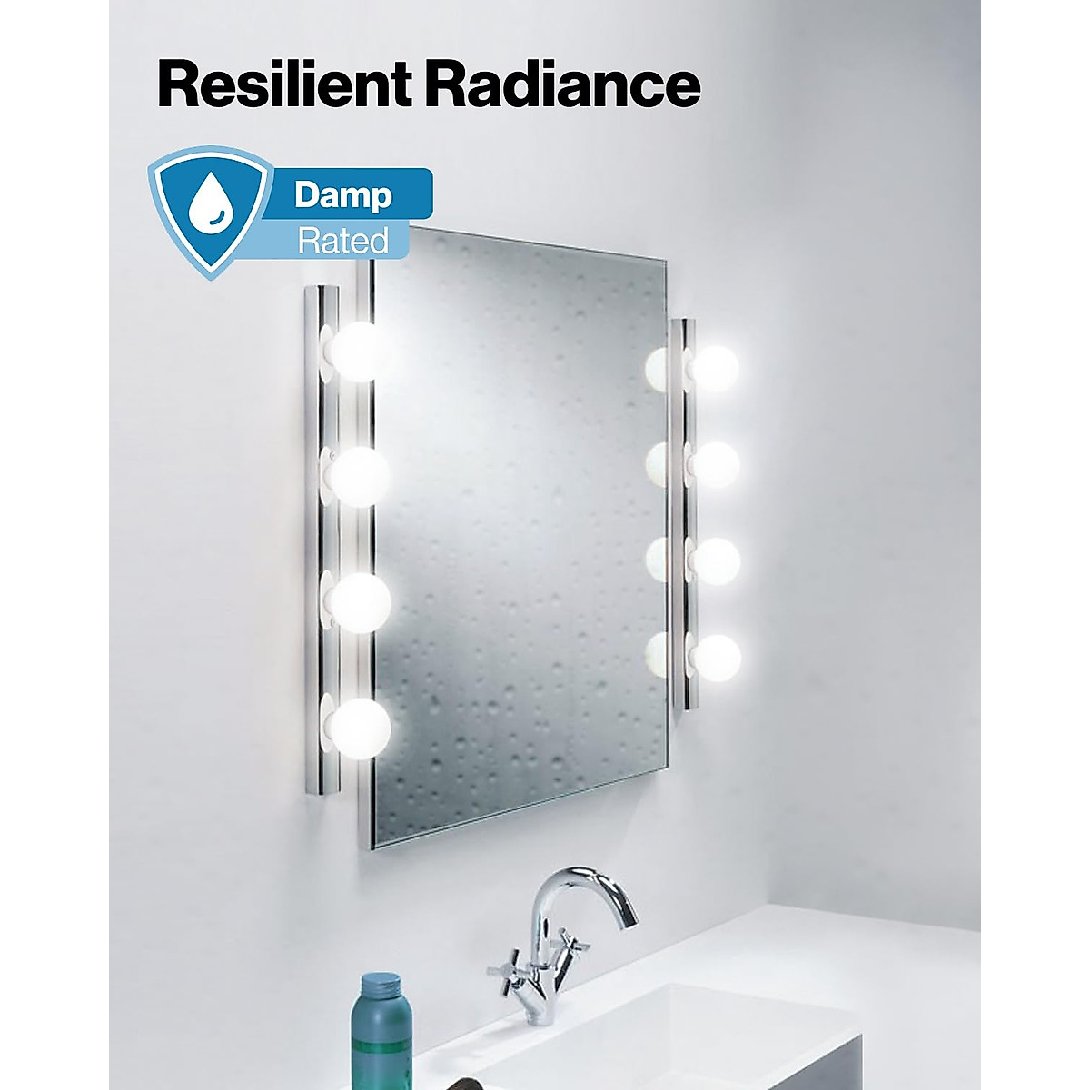 Sunco 4 Pack Vanity Globe Light Bulbs G25 LED for Bathroom Mirror, High Output 1000 LM, 100W Equivalent 11W, 5000K Daylight, Dimmable, E26 Base, Round Frosted Decorative Bulb