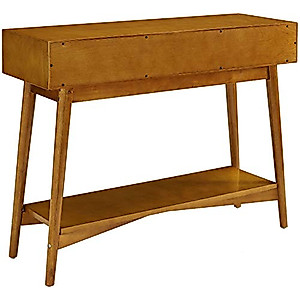 Crosley Furniture Landon Sofa Console Table with Drawers and Shelf for Hall, Entryway, or Living Room, Acorn