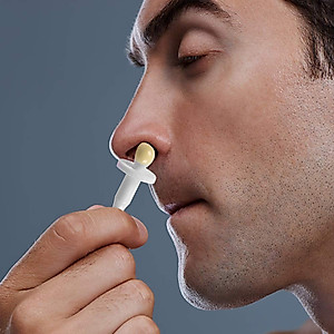 BlueZOO 30PCS 2-IN-1 Nose Wax Applicator Spatulas for Nasal Cleaning, Eyebrows, Facial Hair Removal - Mustache Waxing Sticks for Women and Men