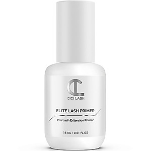 Elite Eyelash Extension Primer/Pre-Treatment (15ml) - Professional Lash Cleanser & Protein Oil Remover For Individual Mink Eyelash Extensions | Increases Retention & Glue Drying Time | Lash Supplies