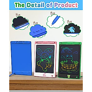 BAVEEL 3 Packs LCD Writing Tablets, 8.5 Inch Doodle Board Drawing Pad Toy Birthday Gift for 2 3 4 5 6 Years Old Boys Girls, Kids Toddler Colorful Erasable Reusable