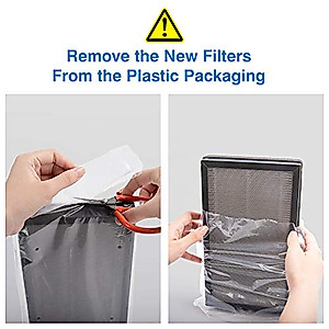 Storebary Air Purifier Replacement, C350-RF True HEPA High-Efficiency Activated Carbon Filter Fits for C350 (2 Pack)