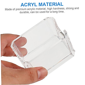 DOITOOL 2pcs Tea Bag Box Acrylic Sundries Containers Coffee Bag Box Acrylic Storage Box Storage Organizer Box Tea Containers Clear Candy Bags Square Coffee Bag Box Acrylic Containers Food