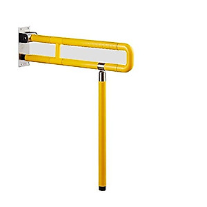 CRODY Folding Handicap Grab Bars Rails Toilet Handrails, Bathroom Grab Bar, U-Shaped Armrest, Wall-Mounted Straight Hair Towel Rack, Sturdy Stainless Steel Shower Safety Handle for Bathtub, Toilet, Ba