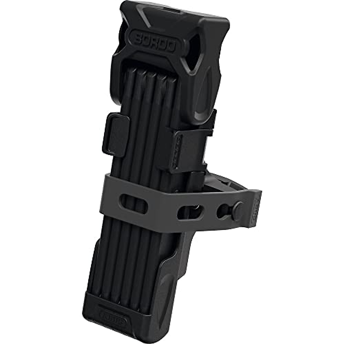 ABUS Bordo 6000K Folding Lock with Saddlefix Mount & rain Cap - Bike Lock with XPlus Cylinder for high Tamper Protection - ABUS Security Level 10 - Length 90 cm