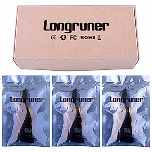 Longruner 3pcs Wireless Transceiver Module 2.4G 1100m NRF24L01+PA+LNA in Antistatic Foam for ArduinoIDE Compatible with Antenna LKY67