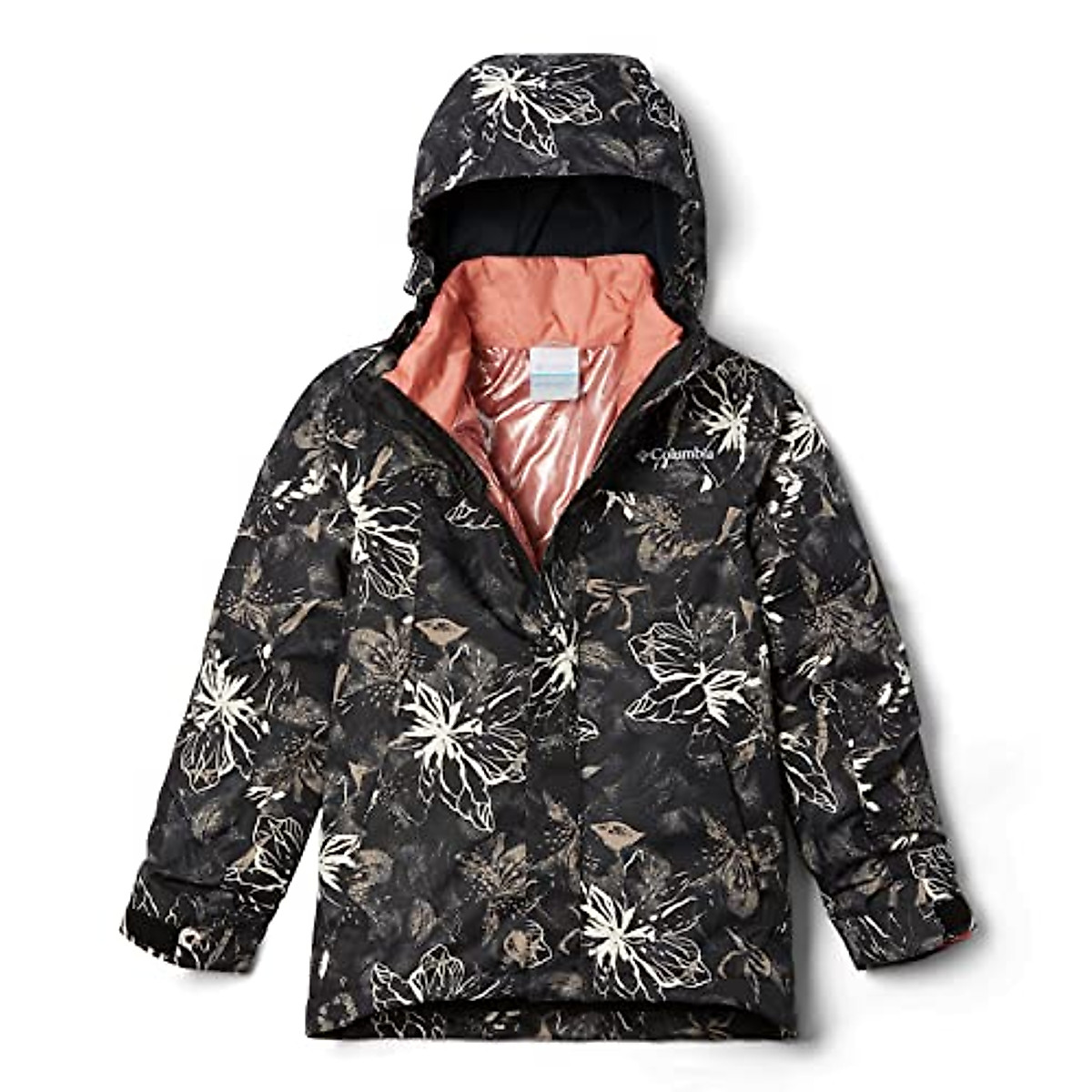 Columbia Youth Girls Whirlibird II Interchange Jacket, Black Aurelian, Medium