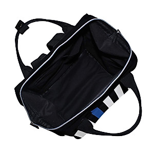 DerlonKaje Large Capacity Baby Diaper Bag Thin Blue Line American Police Flag Durable Multi Function Travel Backpack