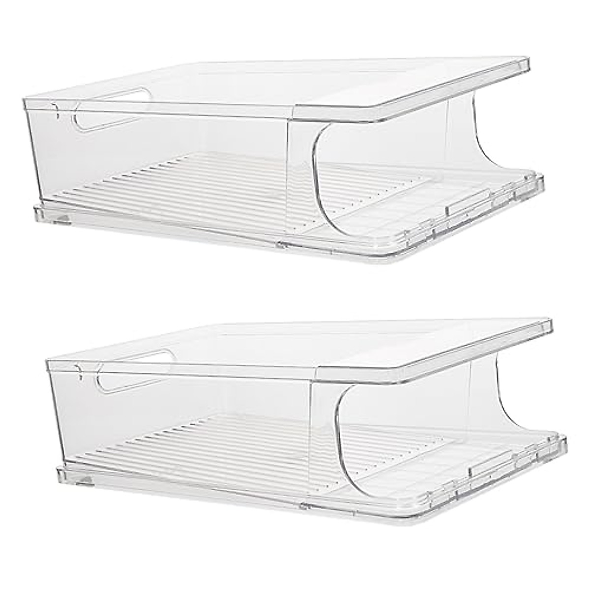 Zerodeko 2pcs Beer Can Holder Soda Can Dispenser Soda Can Storage Rack Wine Bottle Stacker Plastic Organizers Plastic Storage Boxes Plastic Food Tray Kitchen Gadget Drink Storage Rack Fruit