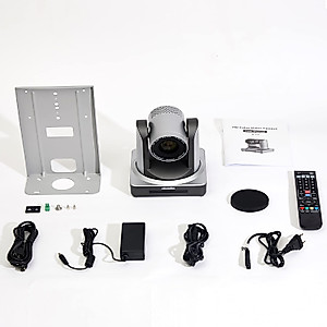 zowietek Pro PTZ Camera PoE 20X Optical Zoom IP Live Streaming Camera with Simultaneous HDMI and 3G-SDI Outputs PTZ IP Camera for Meeting, Church, Events, Teaching