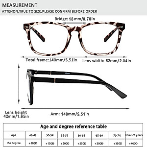 Henotin 4-Pack Blue Light Blocking Reading Glasses Women Men,Spring Hinge Computer Readers,Anti UV Ray Square Nerd Eyeglasses (Mixed Color, 1.25)