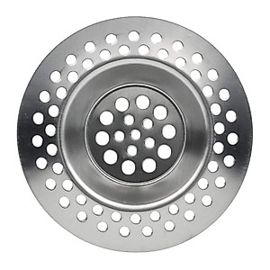 Stainless Steel Drain Hair Catcher, Bathtub Drain Catcher, Kitchen Sink Strainer, Kitchen Drain Catcher, Bathroom Sink Strainer, Shower Drain Catcher, 3 inch Hair Catcher (Pack of 3)
