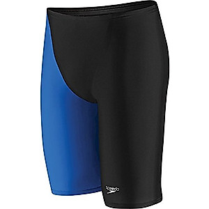 Speedo Men's LZR Racer Elite 2 High Waist Jammer - 26 - Black / Sapphire