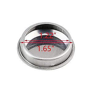 T Tulead Sink Hole Cover Stainless Steel for Dia 1.5-Inch Kitchen Faucet Hole Cove Brushed Nickel Pack of 10