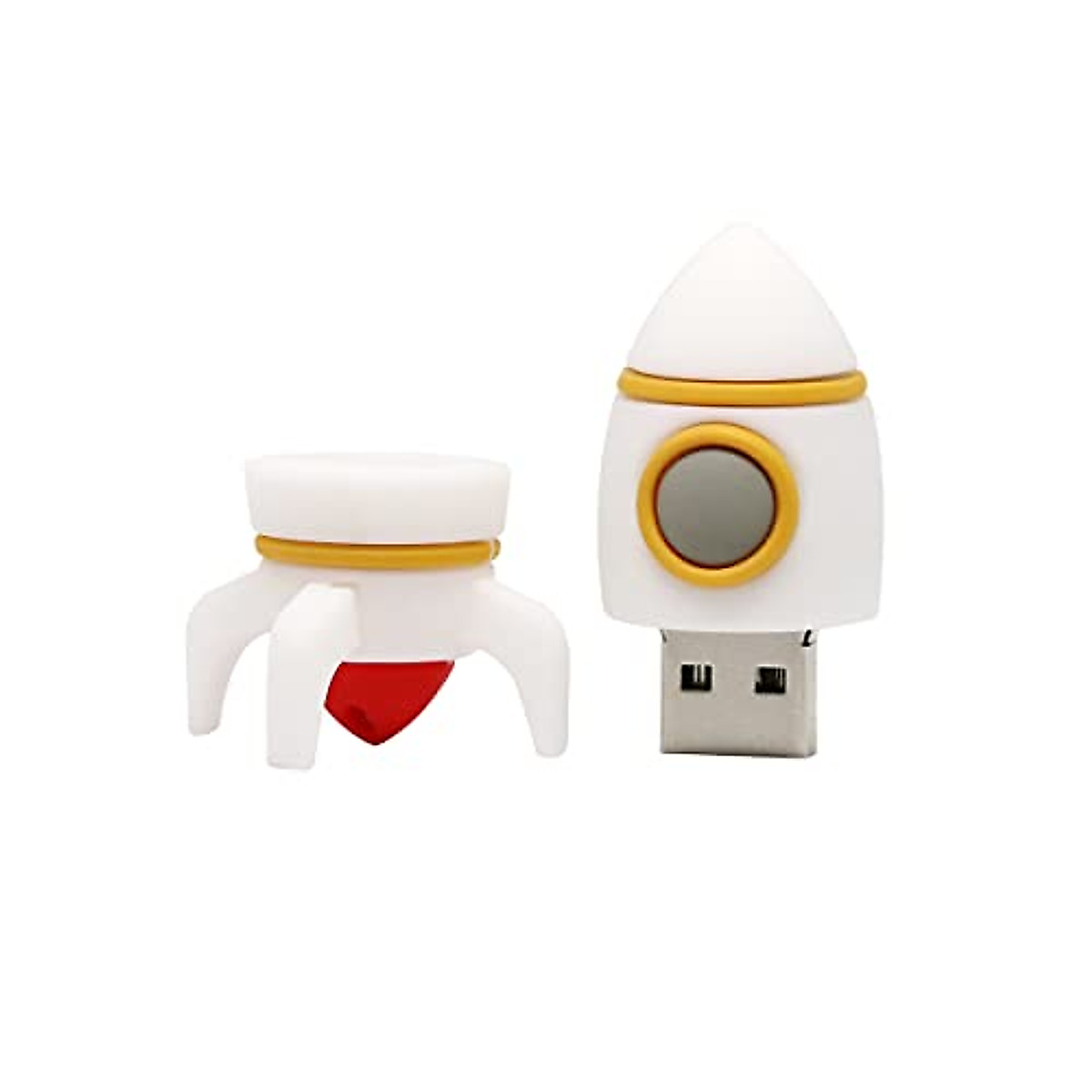 USB 3.0 Flash Drive 16GB Pendrive - High Speed USB Memory Stick Pen Drive - Cartoon Aerospace Space Rocket Model Pen Drive External Storage - Civetman