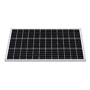 ExpertPower 100 Watt 12 Volt Monocrystalline Solar Panel, Compact Design 40.16 X 20.08 X 1.38 in, High Efficiency Module PV Power for Battery Charging Boat, Caravan, RV, Off Grid Applications