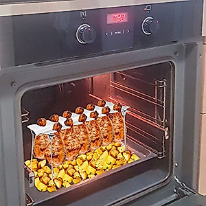 Chicken Leg Wing Rack for Smoker Grill Accessories,Drumstick Holder for Pit Boss Smoking Accessories