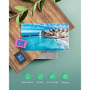 64XL Ink Cartridge Combo Pack Replacement for HP 64XL Ink Remanufactured Black and Color Work for Envy Photo 7858 7855 7120 7155 7158 7164 6255 6252 6232 Envy Inspire 7955e Tango X Printer (2-Pack)