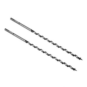 uxcell Auger Drill Bit Wood Hex Shank 6mm Cutting Dia Highbon Steel for Electric Bench Drill Woodworkingpentry 2pcs