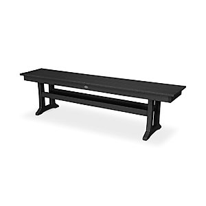 POLYWOOD® Bench, Black