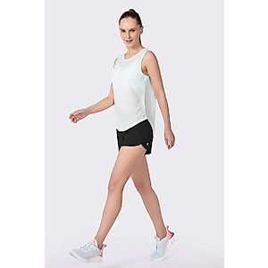 G Gradual Women's Running Shorts with Mesh Liner 3" Workout Athletic Shorts for Women with Phone Pockets(Black,Small)