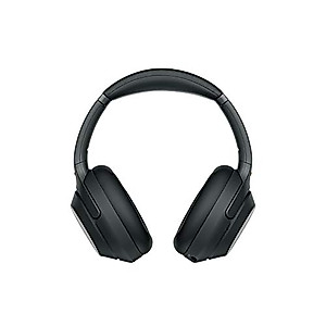 Sony WH1000XM3 Noise Cancelling Headphones, Wireless Bluetooth Over the Ear Headset – Black (2018 Version)