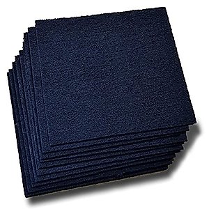 ALL PARTS ETC. Black Charcoal Filter 11” x 11” Cut To Fit | 10 Sheets | Anti-Odor Material, Activated Charcoal Carbon Air Filter for Air Purifiers, Vent Hoods, Vacuums, Aquariums, Microwaves & More