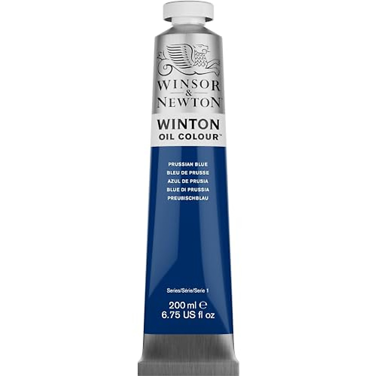 Winsor & Newton Winton Oil Color, 200ml (6.75-oz) Tube, Prussian Blue