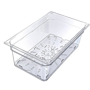 Carlisle FoodService Products 1021507 StorPlus Full Size Polycarbonate Drain Shelf, Clear