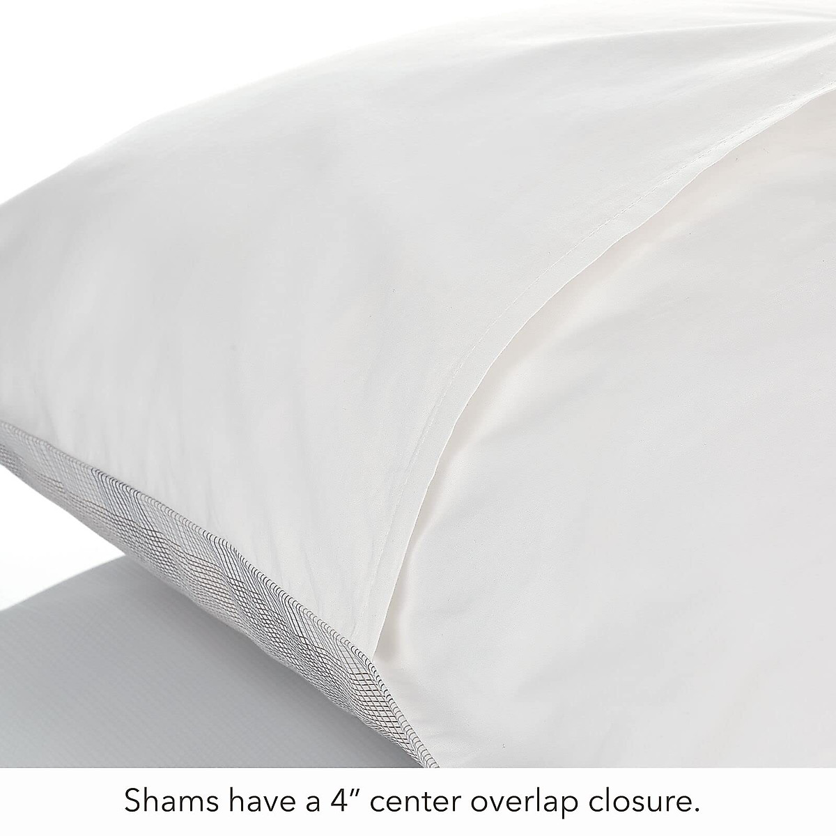 Nate Home by Nate Berkus 250TC Glen Plaid Duvet Cover Set | All-Season Cotton - King Size - from mDesign - 3 Piece - Includes 1 Duvet Cover, 2 Pillow Shams, Pearl Multi (Cream/Beige)