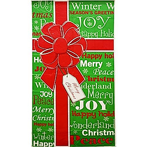 4 Pack Christmas Bathroom and Front Door Holiday Decorations and Covers