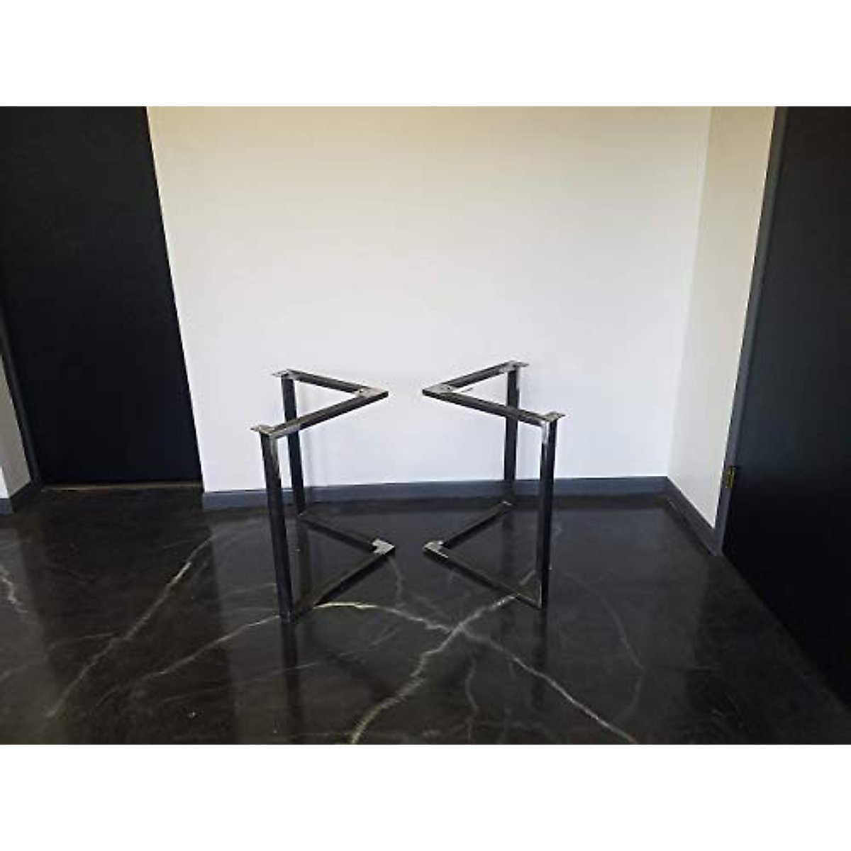 Metal Table Legs, Triangular Style - Any Size and Color