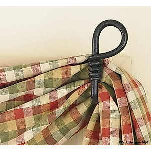 Park Designs Forged Loop Curtains Hook - Black