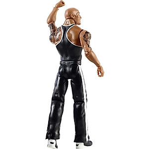 WWE MATTEL Top Picks The Rock Action Figure, 6-in Posable Collectible & Gift for Ages 6 Years Old & Up
