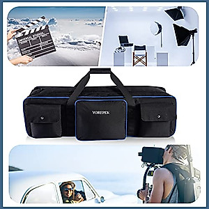 YOREPEK Tripod Carrying Case Bag 40.5", Durable Light Stand Bag with 2 Protective Pads, Photo Studio Equipment Case for Tripods Manfrotto, Monopods, Speaker Stands, Umbrellas, Accessories, Travel