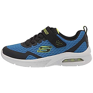 Skechers boys Microspec Max Sneaker, Royal/Black, 13 Little Kid US