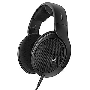 Sennheiser HD 560 S Over-The-Ear Audiophile Headphones - Neutral Frequency Response, E.A.R. Technology for Wide Sound Field, Open-Back Earcups, Detachable Cable, (Black) (HD 560S) (Renewed) HD 560S