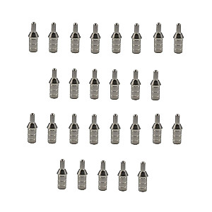Letszhu Archery Pin Nocks Adapter Bushing for ID 6.20mm/.244” Inches Arrow Shafts (25 Pack Adapters)