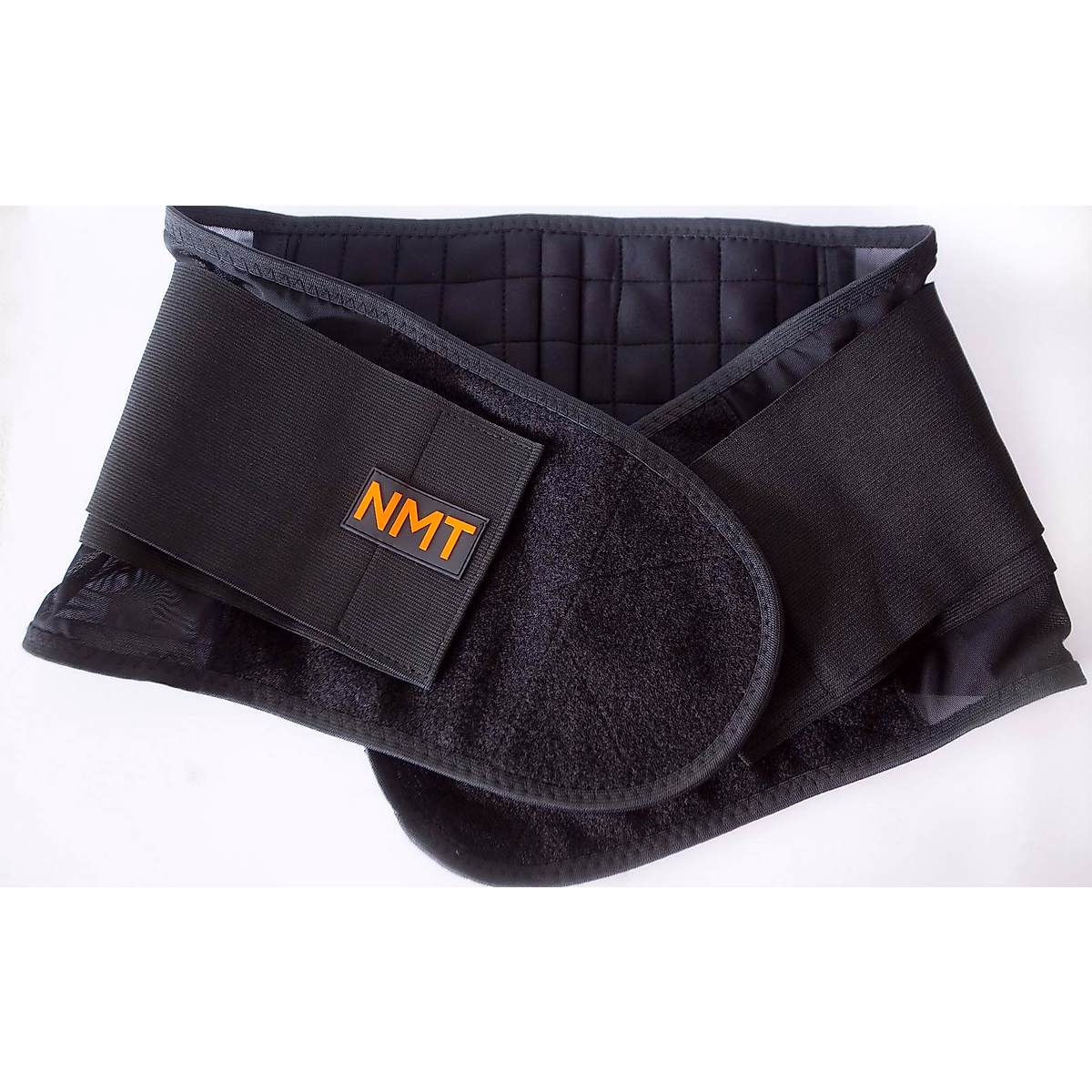 Back Brace by NMT ~ Lumbar Support Black Belt ~ Posture Corrector ~ Pain Relief from Arthritis, Sciatica, Scoliosis, Backache, Slipped Disc, Hernia, Spinal Stenosis ~ Injury Prevention ~ 4 Adjustable