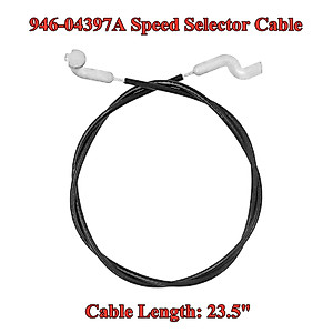 Wanotine 946-04397A Speed Selector Cable for MTD Craftsman Yard Machines Husky Snowblower 746-04397 746-04397A