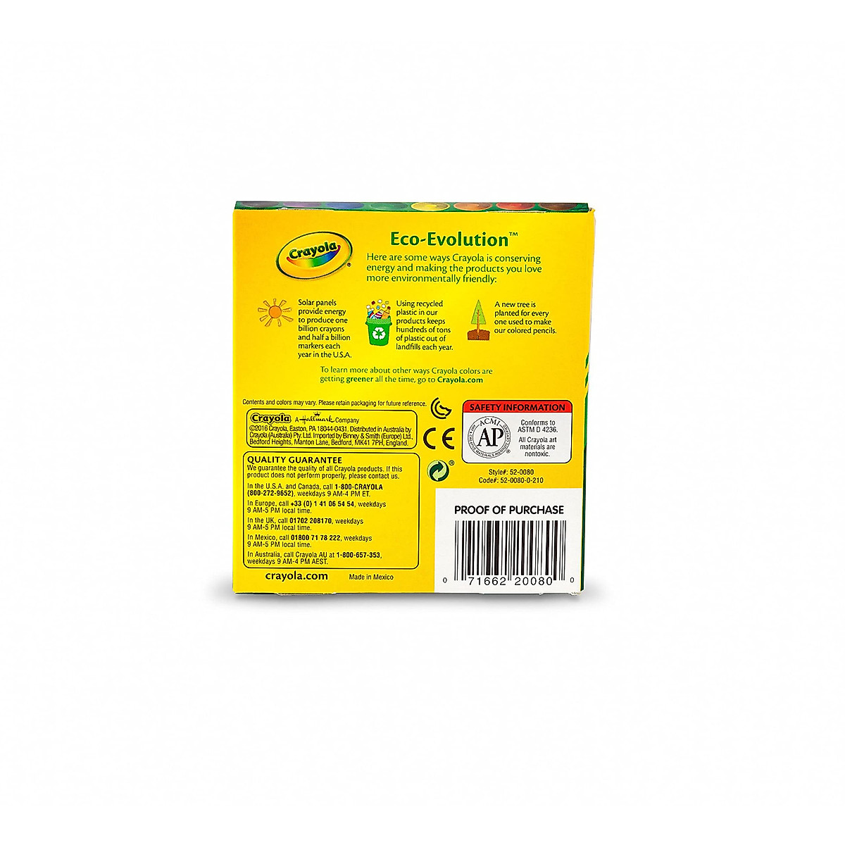 Crayola Large Crayons - Assorted (8 Count), Giant Crayons for Kids & Toddlers, Ages 2+