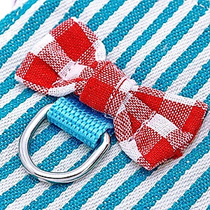 N/A Small Pet Rabbit Harness Vest and Leash Set for Ferret Guinea Pig Bunny Hamster Rabbits Puppy Kitten Bowknot Chest Strap Harness (Color : A, Size : Small)
