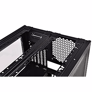 Thermaltake Core V21 SPCC Micro ATX, Mini ITX Cube Gaming Computer Case Chassis, Small Form Factor Builds, 200mm Front Fan Pre-installed, CA-1D5-00S1WN-00 Black