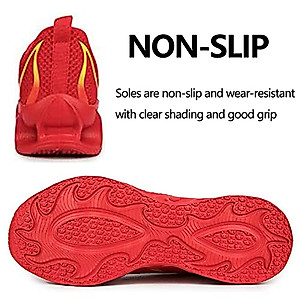 GISBON Softsfeel Men's Perfect Walking Shoes,Womens Blade Type Shoe,Non Slip Blade Type Casual Fashion Sneakers (Black,11)