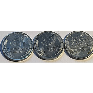 1943 PDS Lincoln Wheat Steel (WWII Era) Cent Penny Seller MS-63