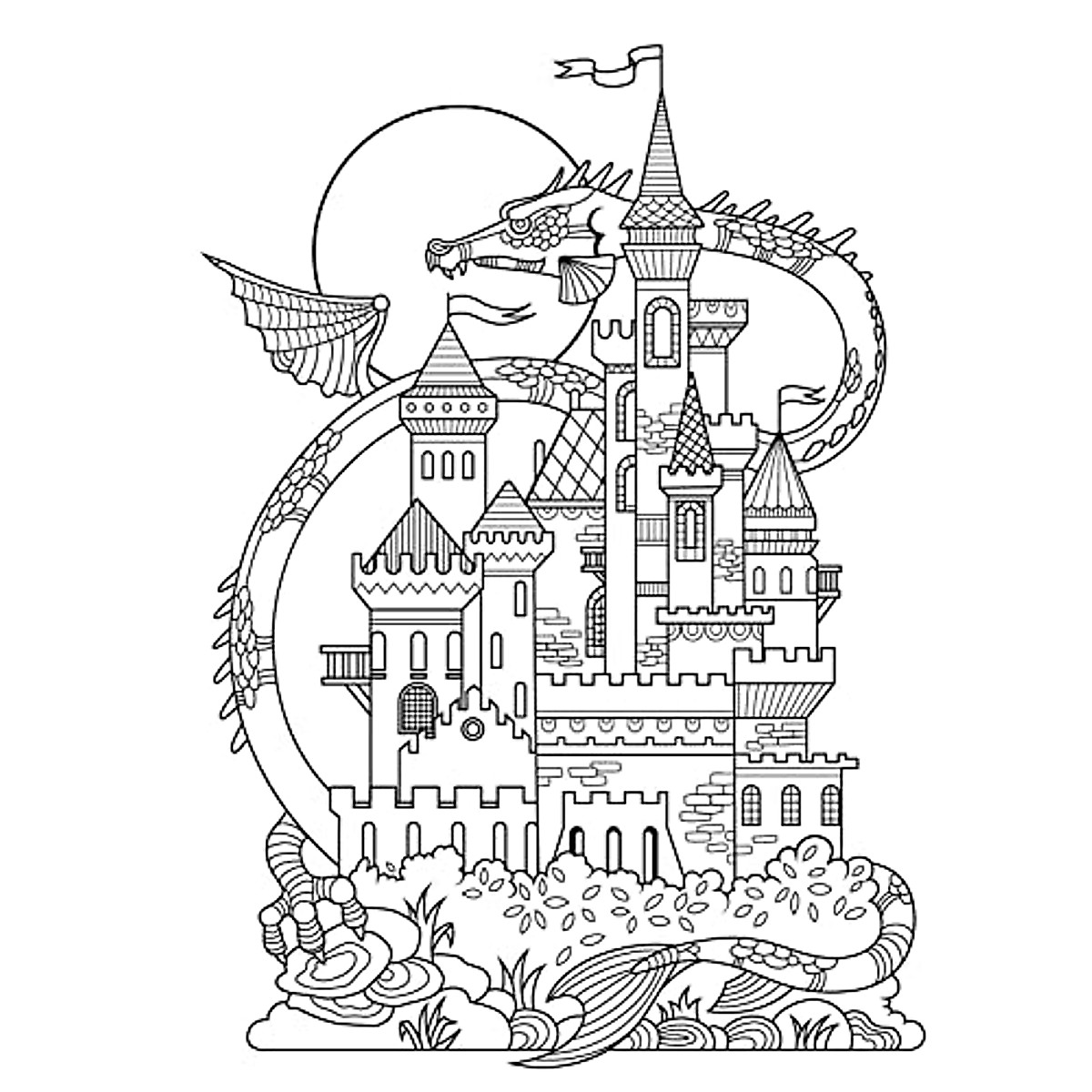 Color & Frame - Totally Magical (Coloring Book)