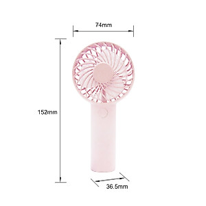 Kangheshun Mini Portable Fan,Rechargeable Travel Fan,3 Speed Small Handheld Fan,Personal Battery Operated Fan with USB C for bedroom,office,Girl,Lady