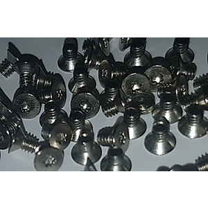 RapidSparesLtd 12x Silver Countersunk Philips Screws M2x3mm Laptop Will fit XPS 13 9350 Base