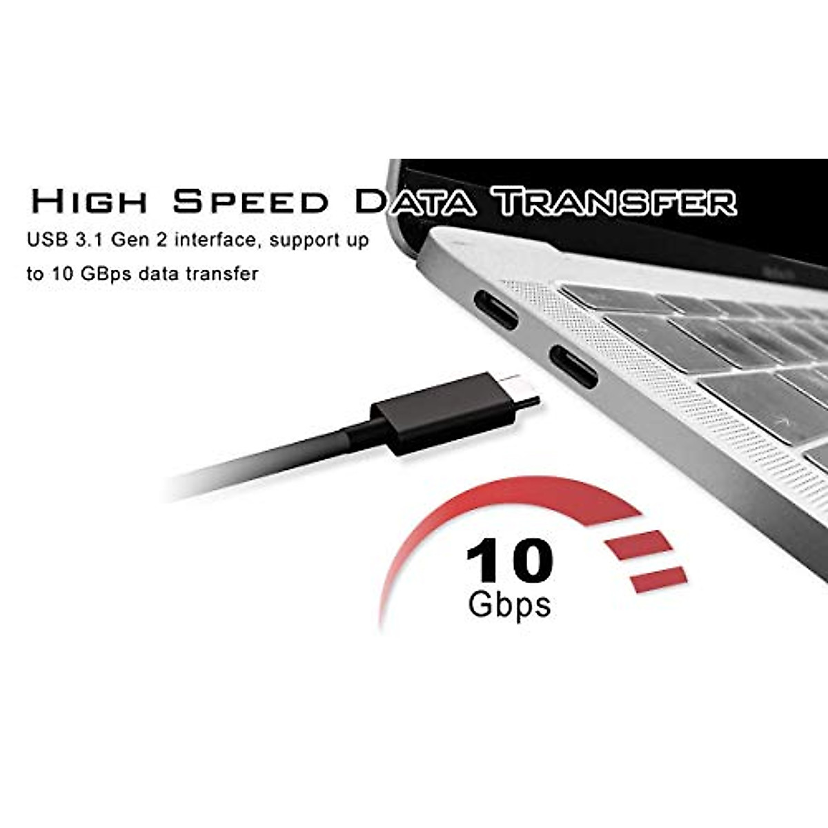 Archgon 480GB External RGB SSD Drive USB 3.1 Gen.2 Max. Read and Write Up to 500MB/S Model C503RGB (480GB, RGB)