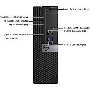 Dell OptiPlex 3040 SFF Desktop Computer, Intel Core i5-6500 3.4GHz up to 4.0GHz, 8GB DDR4 RAM, 1TB SSD, WiFi, Windows 10 Pro 64 (Renewed)